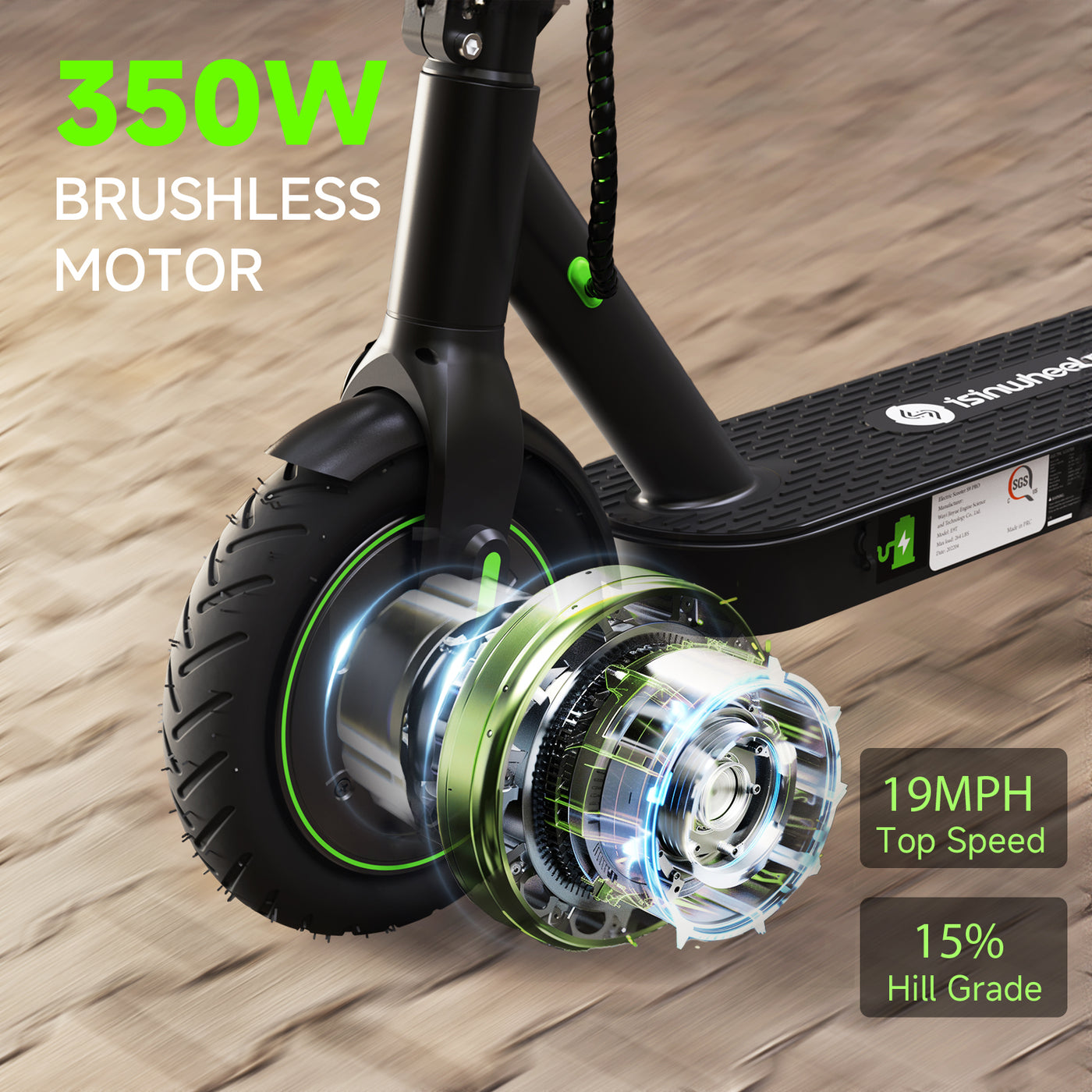 Foldable Electric Scooter For Adults S9Pro 18.6MPH Max Speed | isinwheel